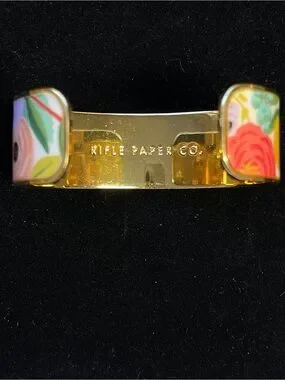 Rifle Paper Co. | Jewelry | Garden Party Gold Plated Enameled Cuff ...